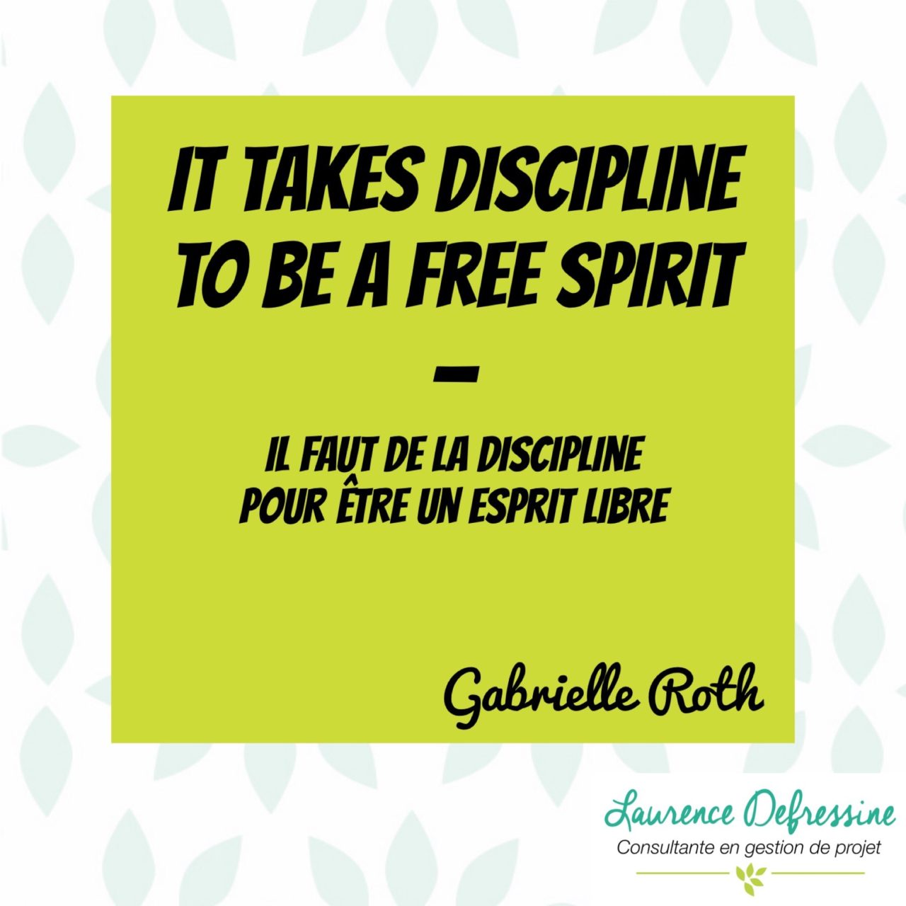 Discipline et esprit libre